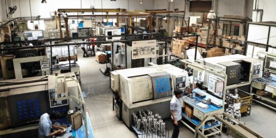 CATI's workshop | Advanced technology machining shop floor